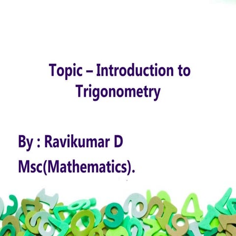 Trigonometry ppt.pptx | Geology | Science