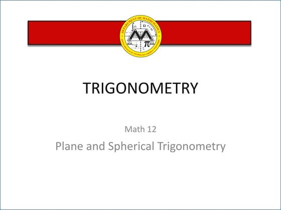 PC_Q2_W1-2_Angles in a Unit Circle Presentation PPT | PPTX