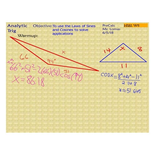 Solving first degree trig equations | PDF