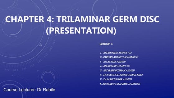 Formation of bilaminar germ disc | PDF