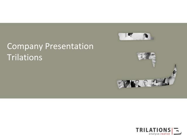 Trilations company presentation | PPTX