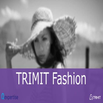 Trimit fashion by QExpertise Nederland | PPTX