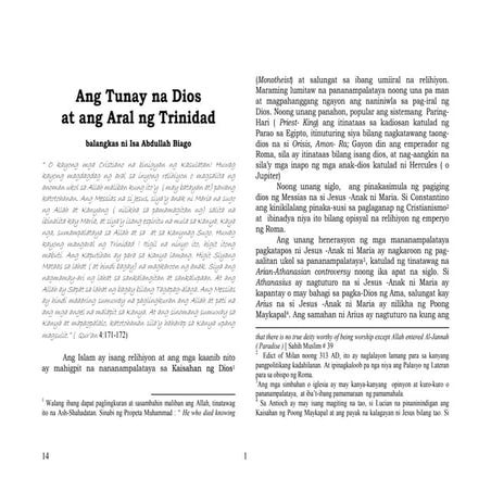 Ang Kredo, Artikulo 1 | PPTX