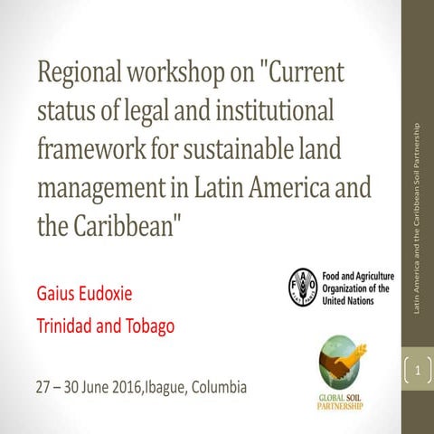 Regional workshop on "Current status of legal and institutional ...