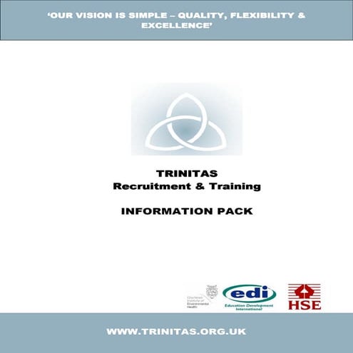 Trinitas Information Pack | PDF