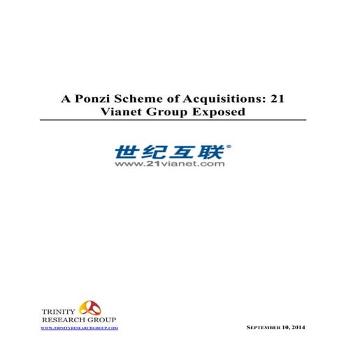 Trinity 21Vianet Sep 2014 Part 2 | PDF