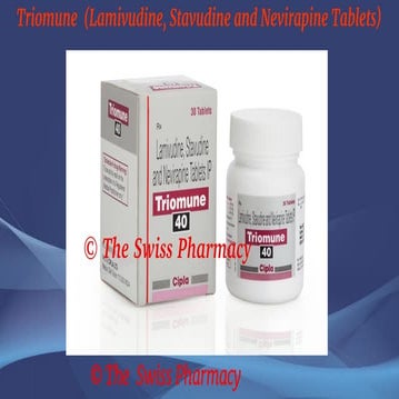 Triomune (Lamivudine, Stavudine and Nevirapine Tablets) | PPT