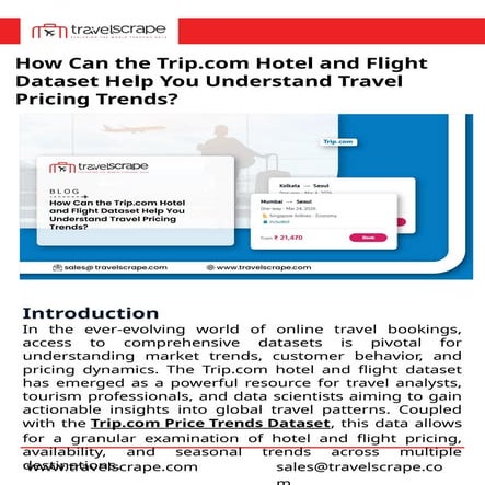 Trip.com Hotel and Flight Dataset for Travel Pricing Trends.pptx