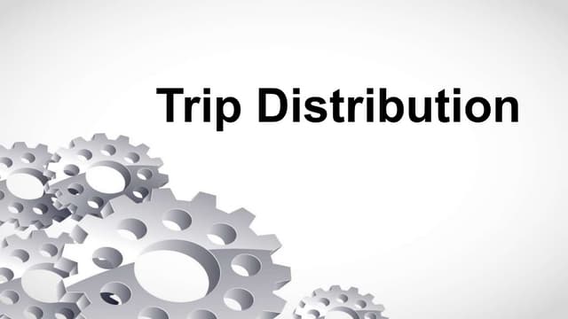 Modal split analysis | PPTX