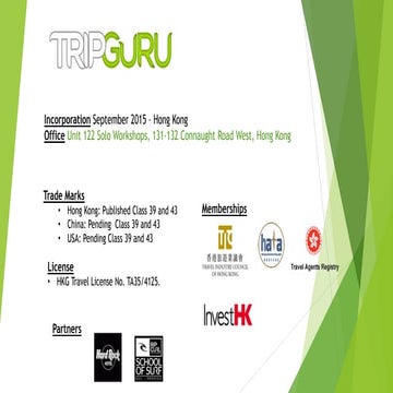 Trip Guru - startup presentation - | PDF