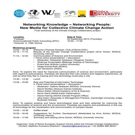 Triple c workshop-program | PDF