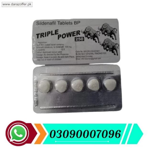 Triple Power Tablets in Pakistan 03090007010 | DarazOffer.pk