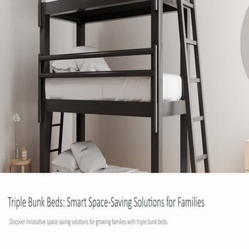 Triple Bunk Beds Smart Space-Saving Solutions for Families | PPTX