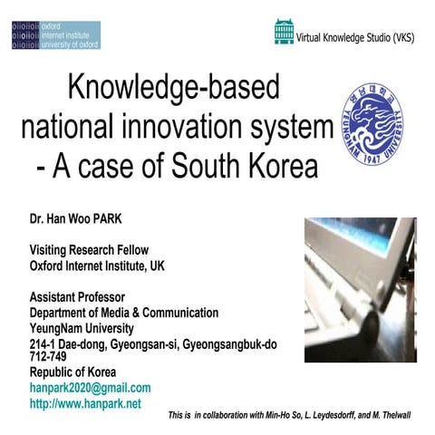 Peeling off the Layers on Knowledge Networks in terms of Collaboration and Communication ...