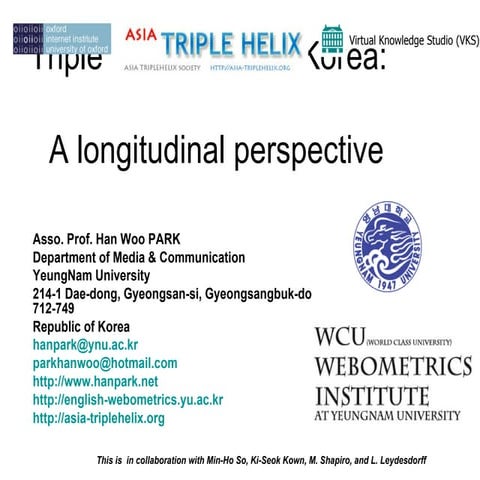 Triple Helix Seoul National University (9 March2010) | PPT