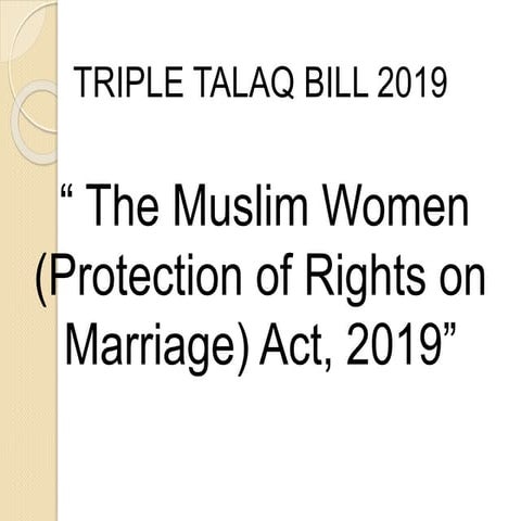 Triple talaq | PPT