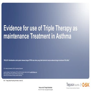 evidence for use of triple therapy as maintenance treatment in asthma | PPT