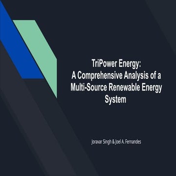 TriPower Energy: A Comprehensive Analysis of a Multi-Source Renewable ...