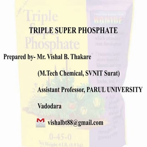 Triple super phosphate | PPTX