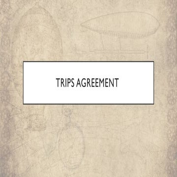 Trips agreement varsha science and use of | PPTX