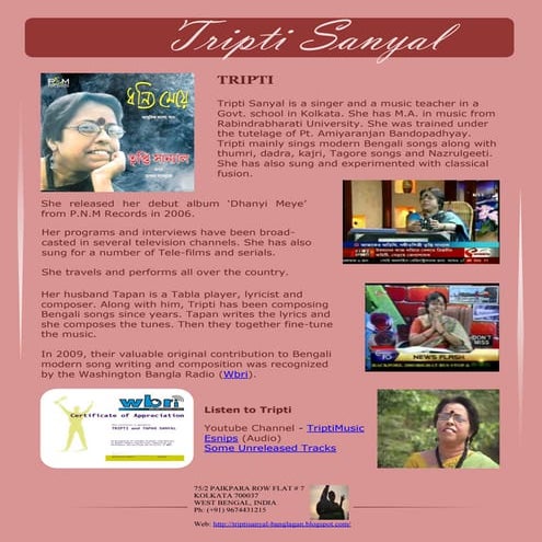 Tripti- profile | PDF
