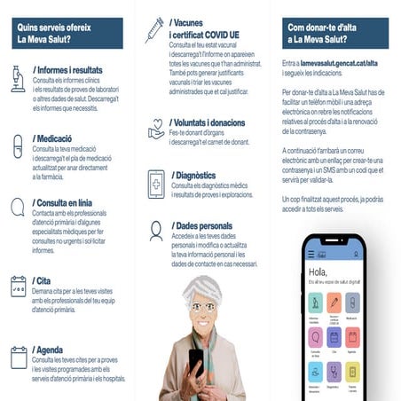 Triptic La Meva Salut (Generalitat de Catalunya) | PDF