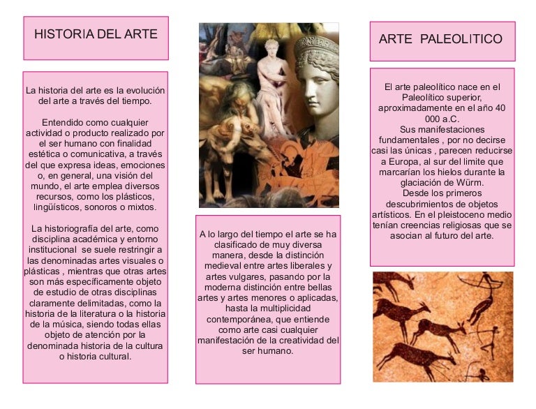 Triptico historia del arte