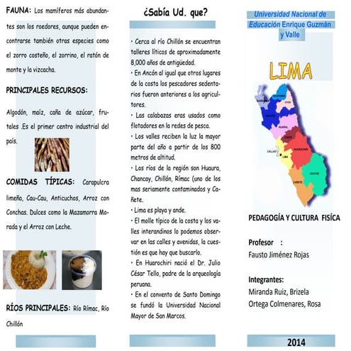 Mapa Politico del Perú | PDF