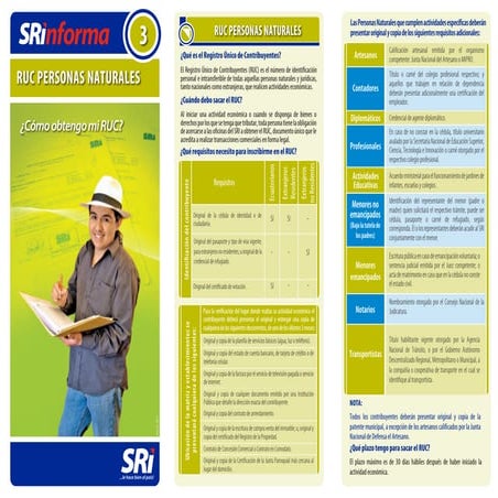 Triptico 03 Obtener mi RUC_web desde casapdf | PDF
