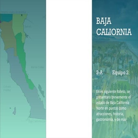 FOLLETO SOBRE ALGUNOS ELEMENTOS DE BAJA CALIFORNIA | PPTX