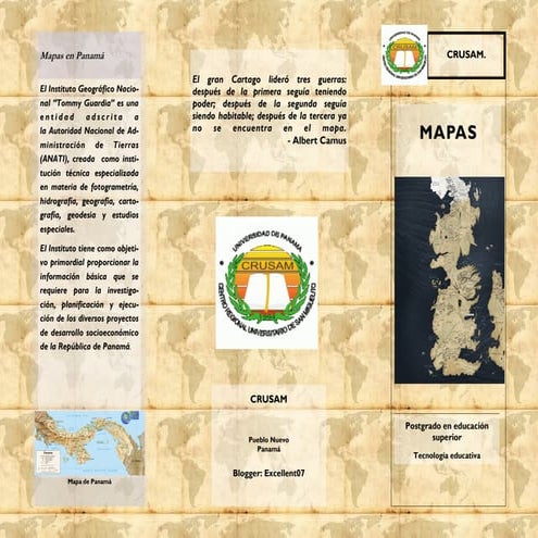 Triptico - Mapa | PDF