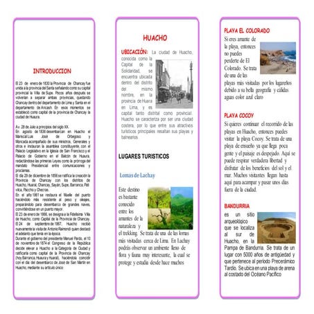 Triptico de chimbote | DOCX