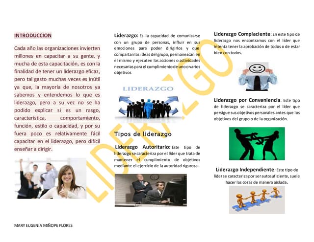 El liderazgo | PPTX