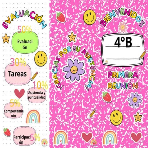 TRIPTICO EDITABLE REUNIÓN PADRES DE FAMILIA | PPTX