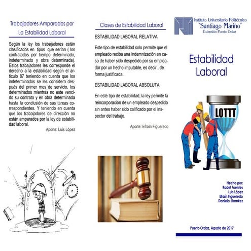 Estabilidad Laboral | PDF