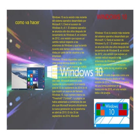 Triptico windows | PDF
