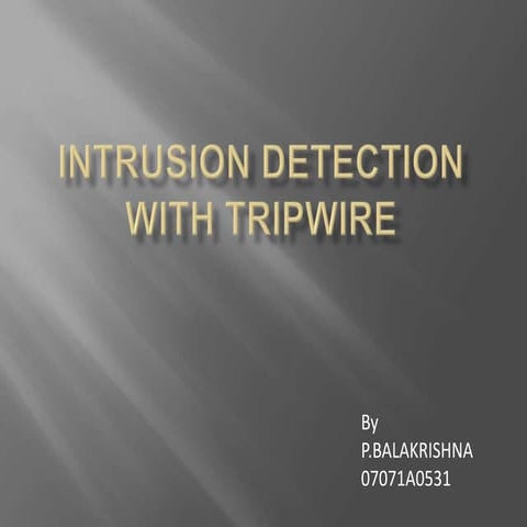 Tripwire | PPT