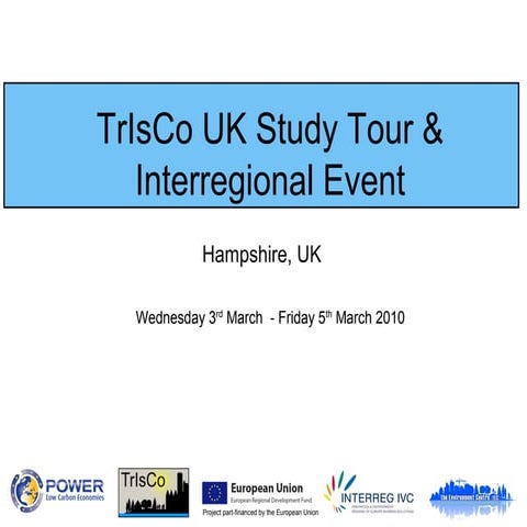 TrIsCo UK Study Tour: Introduction | PPT