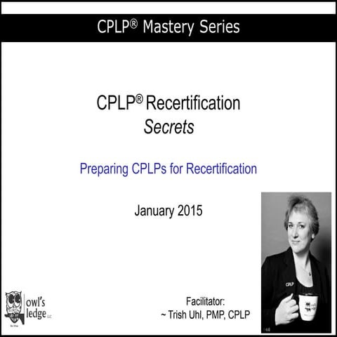 ATD CPLP Recertification SECRETS (2015) | Professional Development and ...