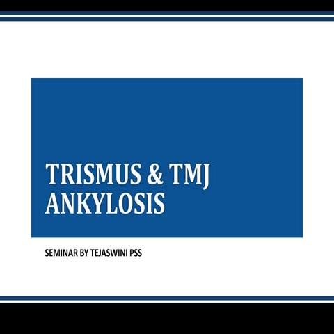 Trismus | PPTX