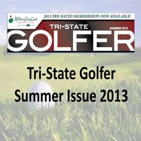 Tri-State Golfer Summer Issue | PPT