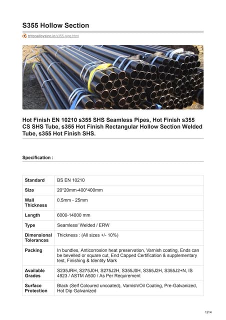 Tata Structura Section/Product List | PDF