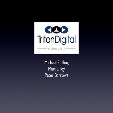 Triton presentation1 | PPT | Social Networking | Internet