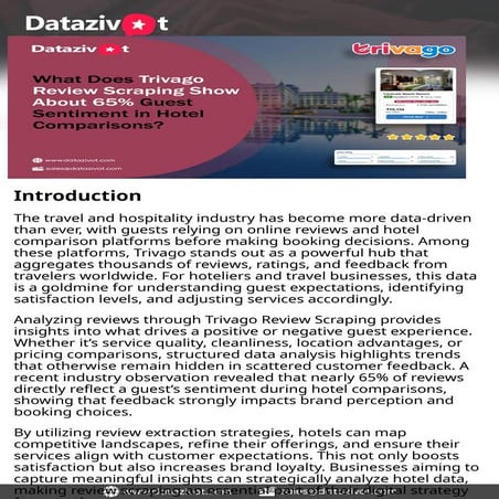 Trivago Review Scraping for Guest Sentiment and Hotel Analysis.pptx