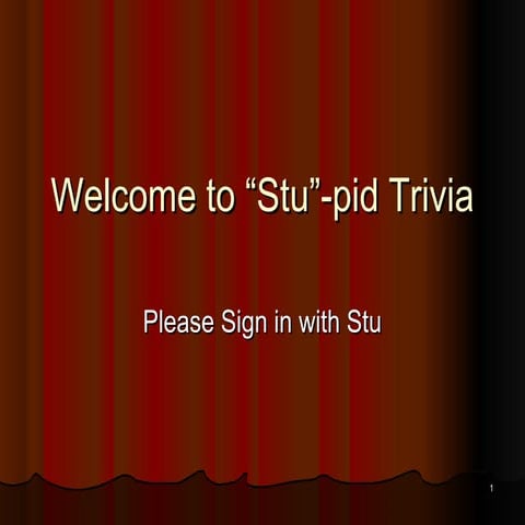 Trivia Week 9 | PPT