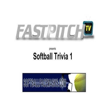 Softball Trivia 1 | PPTX