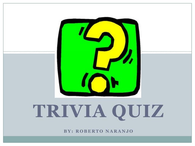 English trivial | PPTX