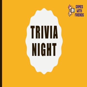 Online Trivia and Quiz Night | PPTX