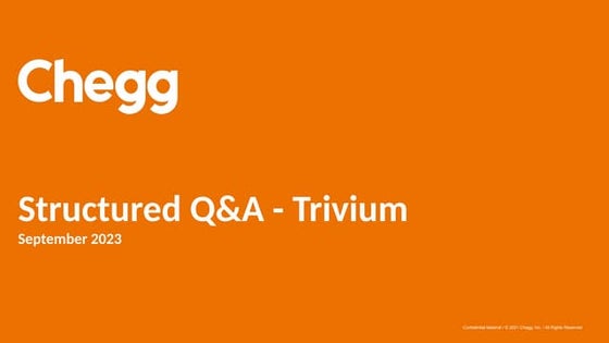 QA and guidelines for chegg | PDF