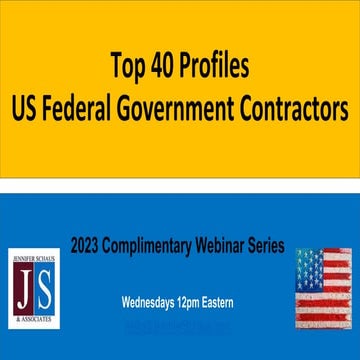 Top 40 Federal Contractors - PROFILE #10 - TriWest Healthcare | PPT